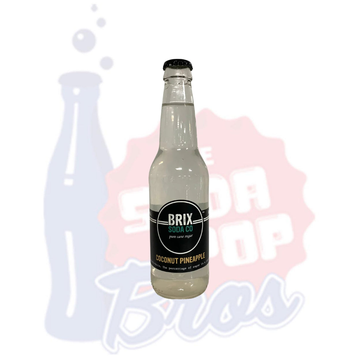 Brix Soda Co. Coconut Pineapple - Soda Pop Bros Soda