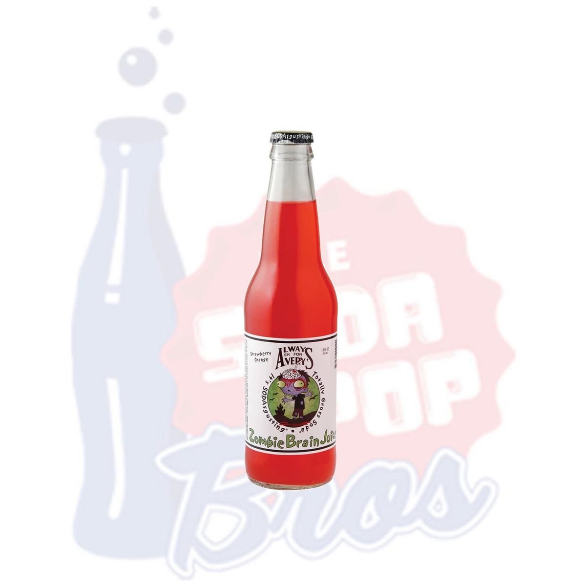Avery's Zombie Brain Juice Soda - Soda Pop Bros Soda