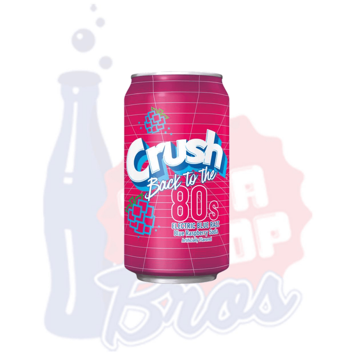 Crush Back To The 80's Electric Blue Razz Limited Edition (Can) - Soda ...