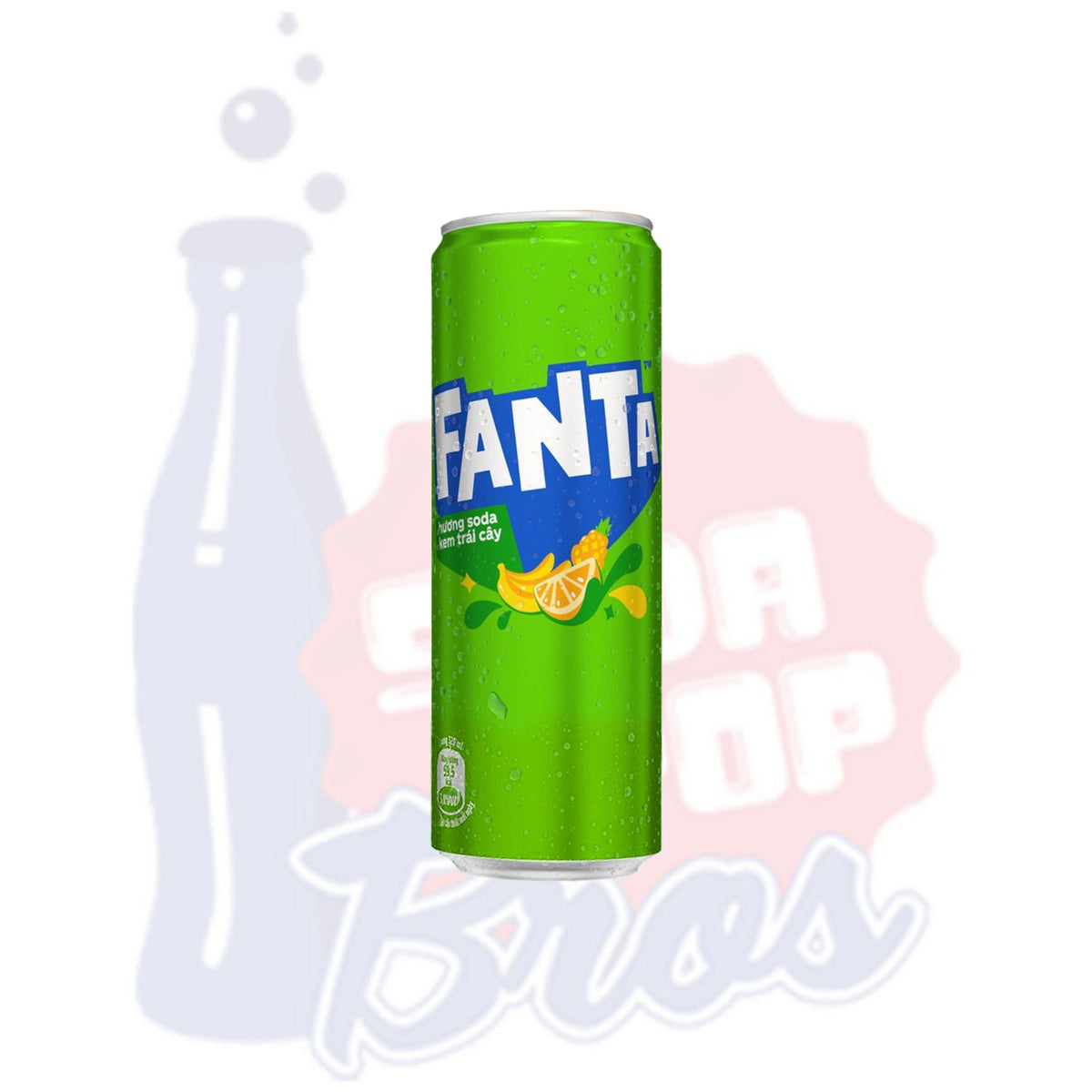 Fanta Huong Soda Kem/Melon Cream (Vietnam 320ml Can) - Soda Pop Bros Soda