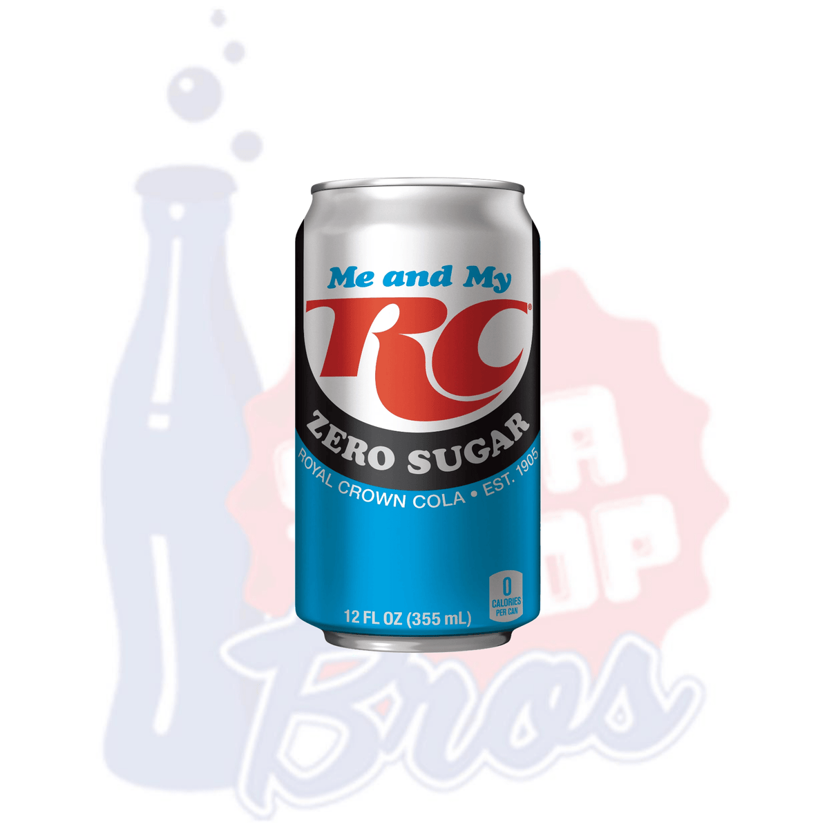 RC Cola ZERO Sugar (Can) - Soda Pop Bros Soda
