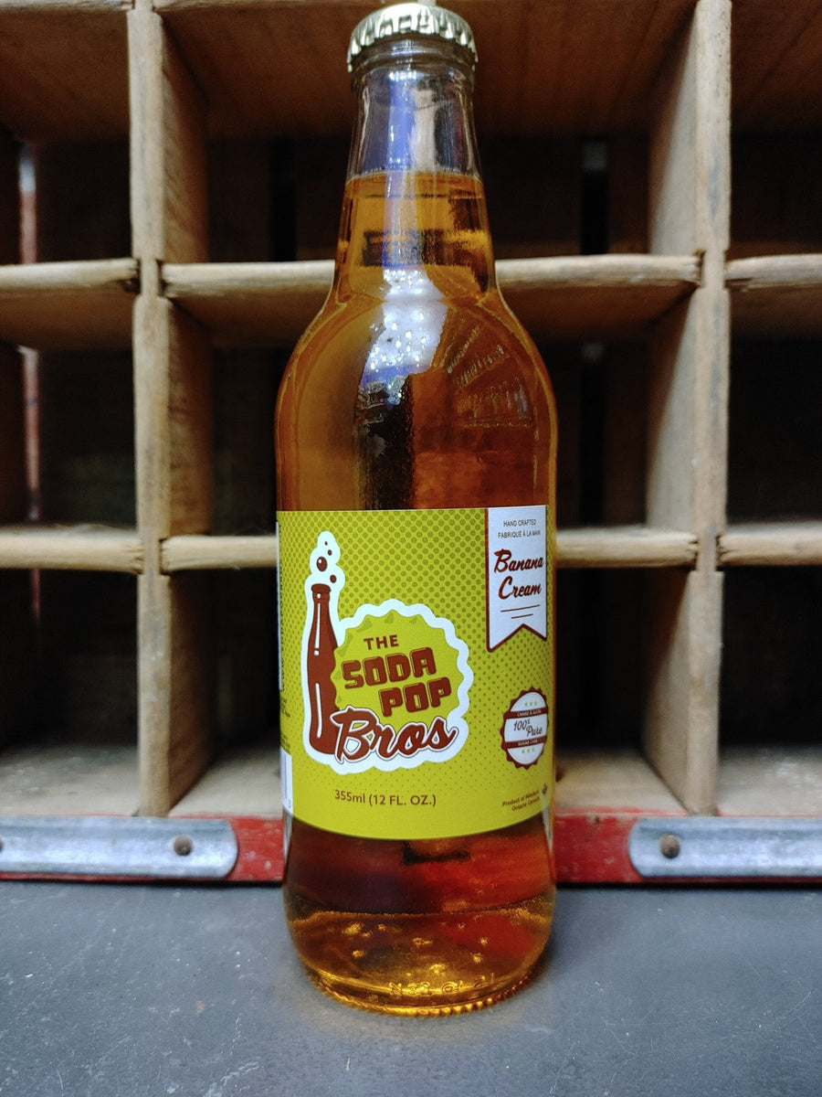 Soda Pop Bros Banana Cream - Soda Pop Bros Soda