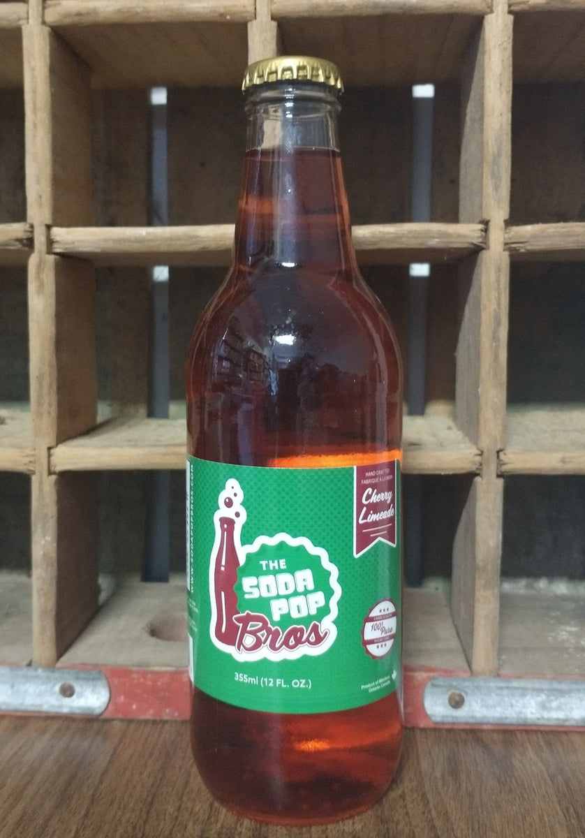 Soda Pop Bros Cherry Limeade - Soda Pop Bros Soda