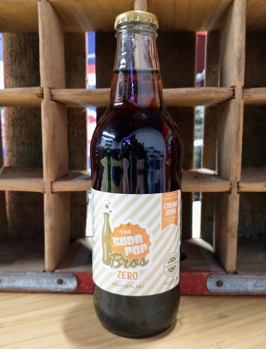 Soda Pop Bros Cream Soda ZERO - Soda Pop Bros Soda