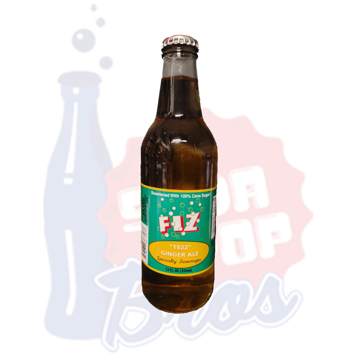 Fiz 1922 ZERO Sugar Ginger Ale - Soda Pop Bros Soda