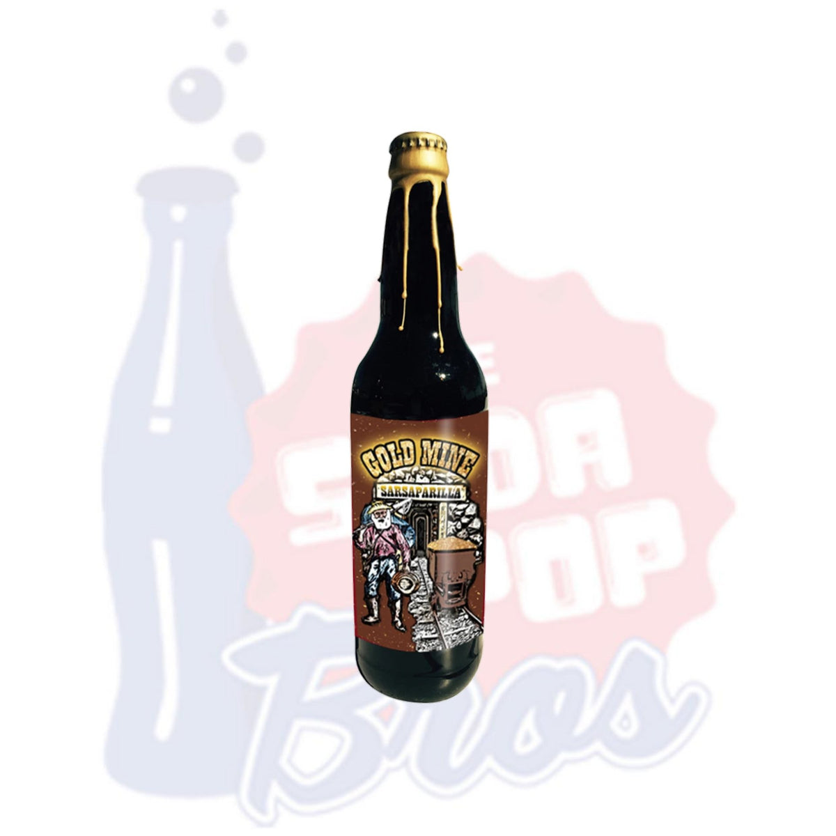 Gold Mine Sarsaparilla - Soda Pop Bros Soda