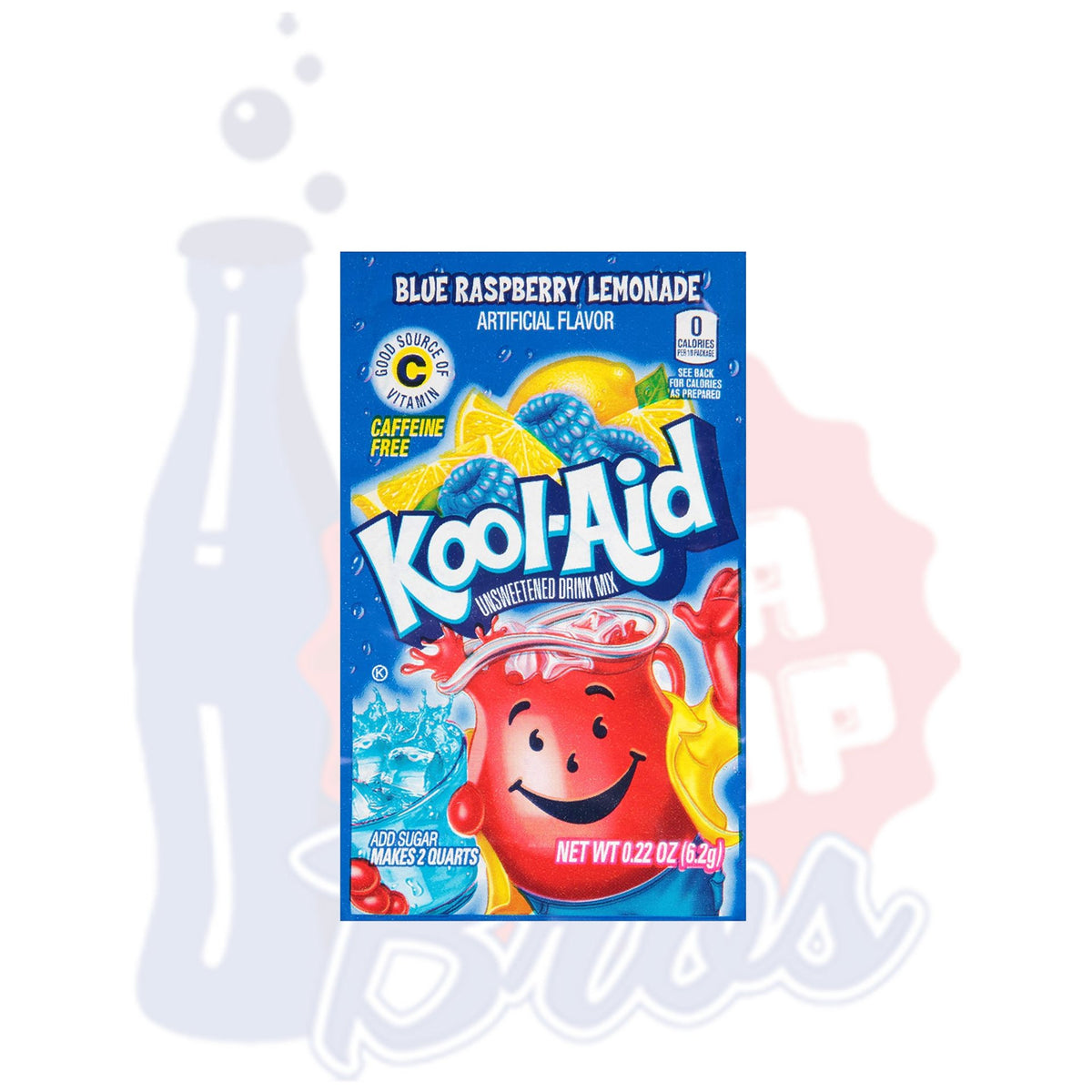 Kool-Aid Blue Raspberry Lemonade Drink Mix Packet - Soda Pop Bros Raspberry