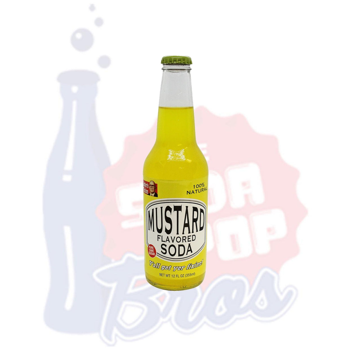 Lester's Fixins Mustard Soda - Soda Pop Bros Soda