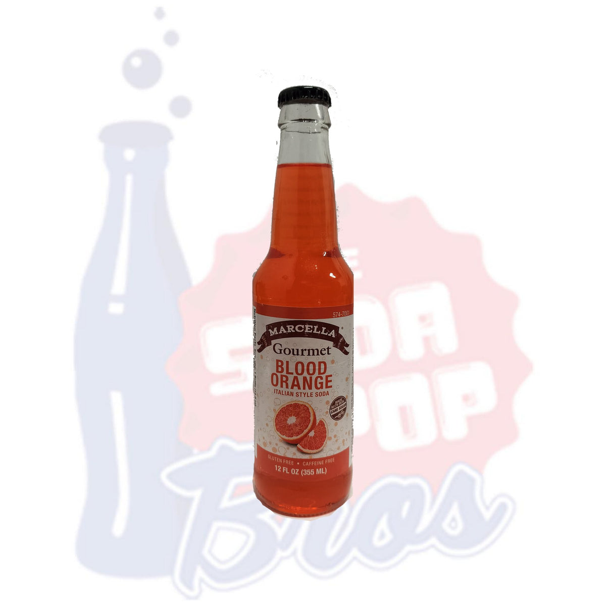 Marcella Gourmet Blood Orange Soda - Soda Pop Bros Soda