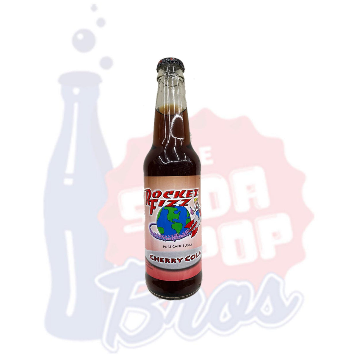 Rocket Fizz Cherry Cola - Soda Pop Bros Soda