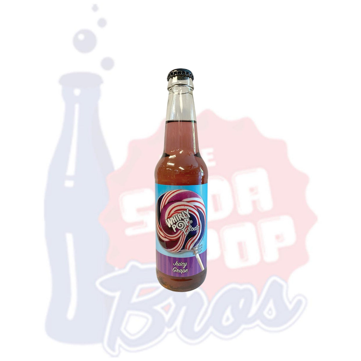Rocket Fizz Juicy Grape Whirley Pop - Soda Pop Bros Fruit Punch