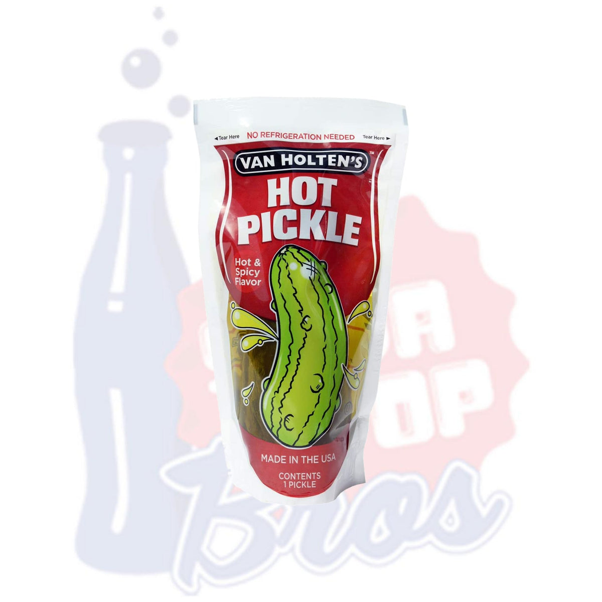 Van Holten's Jumbo Hot Pickle - Soda Pop Bros Pickle