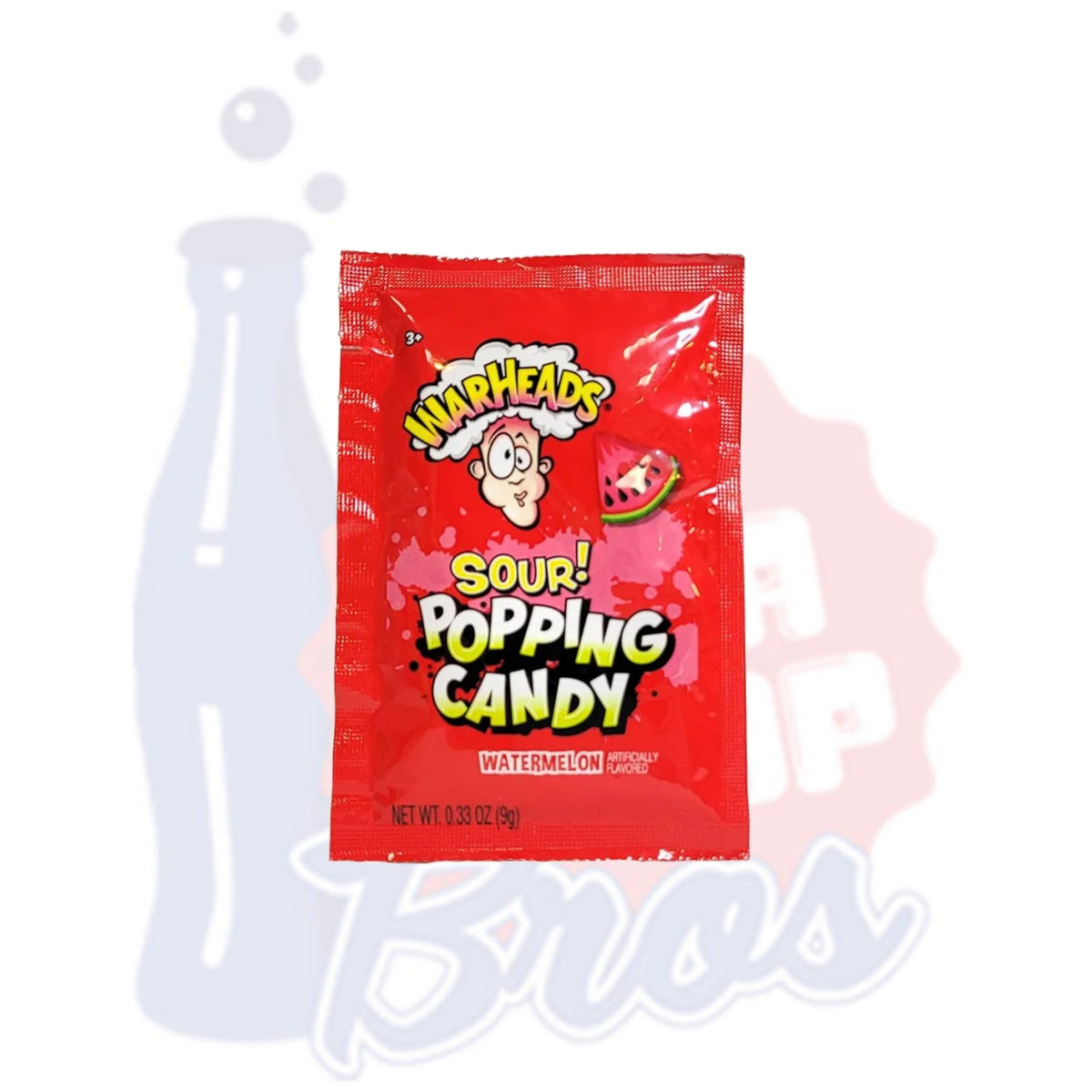 Warheads Sour Popping Candy Watermelon - Soda Pop Bros Candy & Chocolate