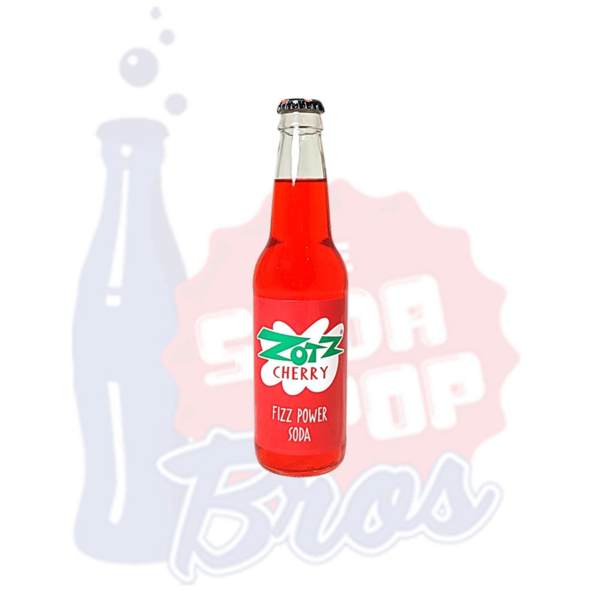 Zotz Cherry Fizz Power Soda - Soda Pop Bros Soda