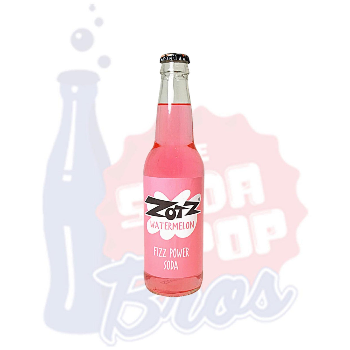 Zotz Watermelon Fizz Power Soda - Soda Pop Bros Soda